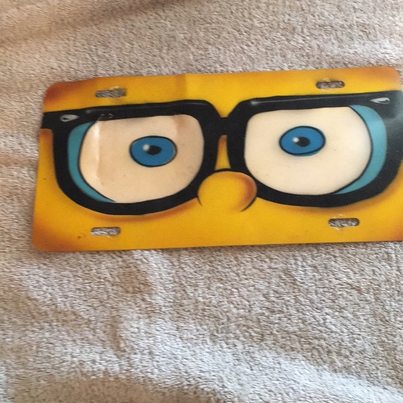 Other | Used Sponge Bob Car Plate | Poshmark